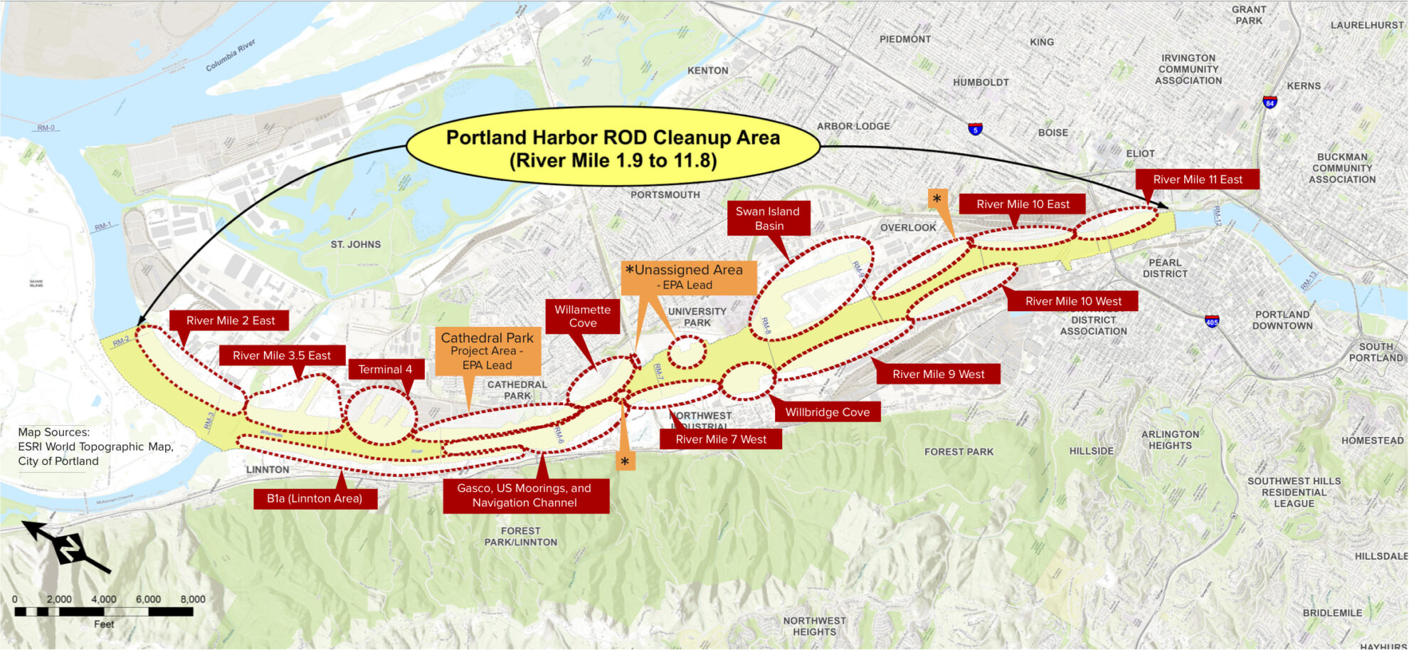 Cleanup – Swan Island Basin Remedial Design Group